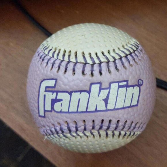 Games | Purple White Franklin Sports Foam Plastic Baseball Bat Soccer ...